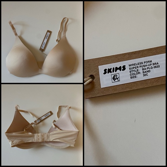 SKIMS | Intimates & Sleepwear | Skims Wireless Form Super Push Up Bra ...